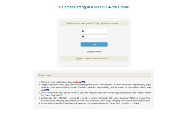 Pengertian, Fungsi, dan Cara Penggunaan e-Nofa - PAJAK.COM