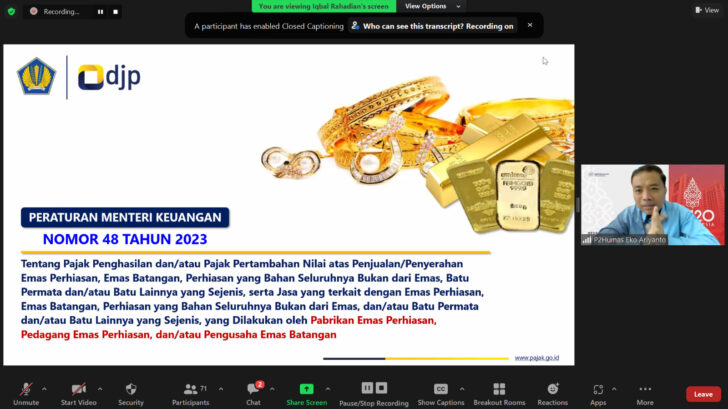 AKP2I Perkuat Pemahaman Aturan Pajak Emas Terbaru - PAJAK.COM