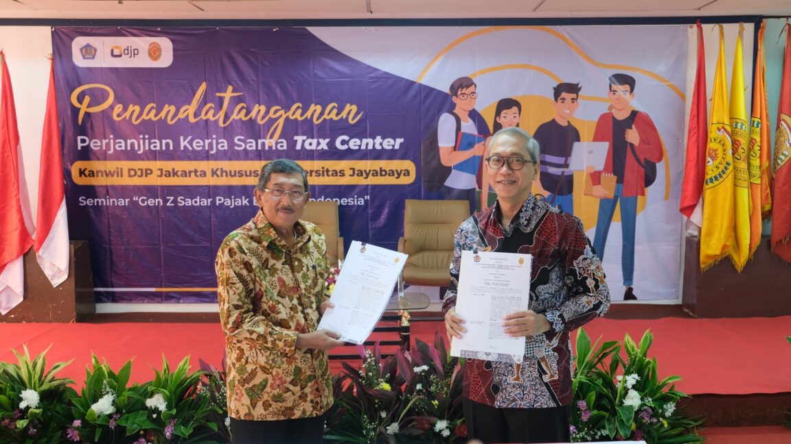 Kanwil DJP Jakarta Khusus dan Universitas Jayabaya Kembangkan “Tax ...