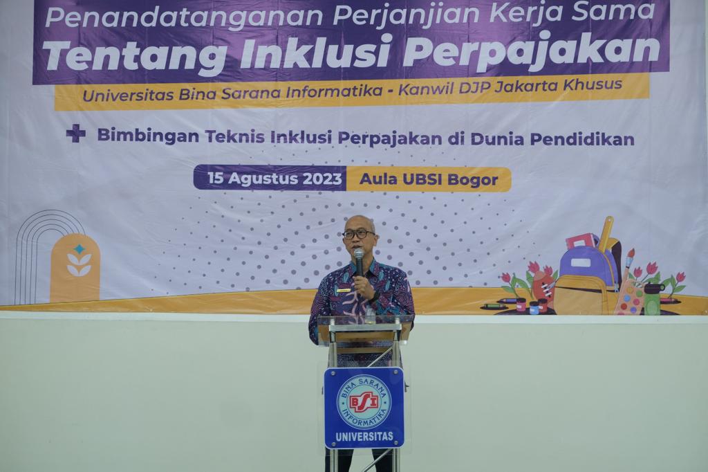 Kanwil DJP Jakarta Khusus dan UBSI Kolaborasi Inklusi Perpajakan ...