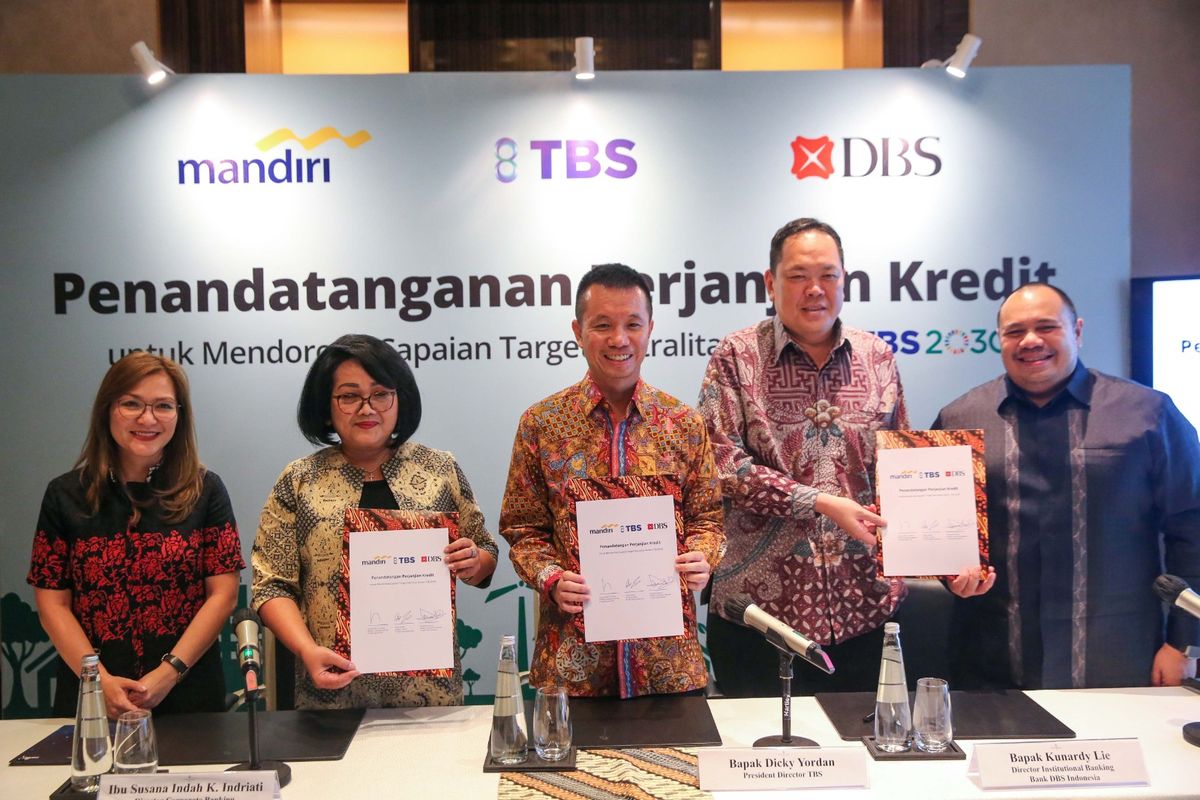 Bank Mandiri - DBS Salurkan Kredit Hijau 33 Juta Dollar AS ke TBS ...