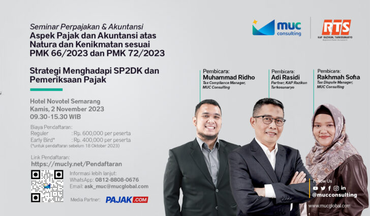 Mitigasi Risiko Pajak 2024, MUC Consulting Akan Gelar Seminar - PAJAK.COM