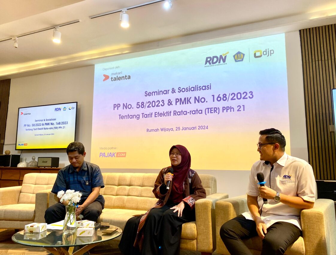 RDN Consulting Jembatani Wajib Pajak Pahami Skema TER PPh 21 - PAJAK.COM