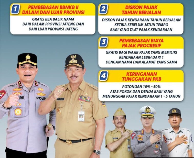 Pemutihan Pajak Kendaraan Jateng 2024, Simak Syaratnya! - PAJAK.COM