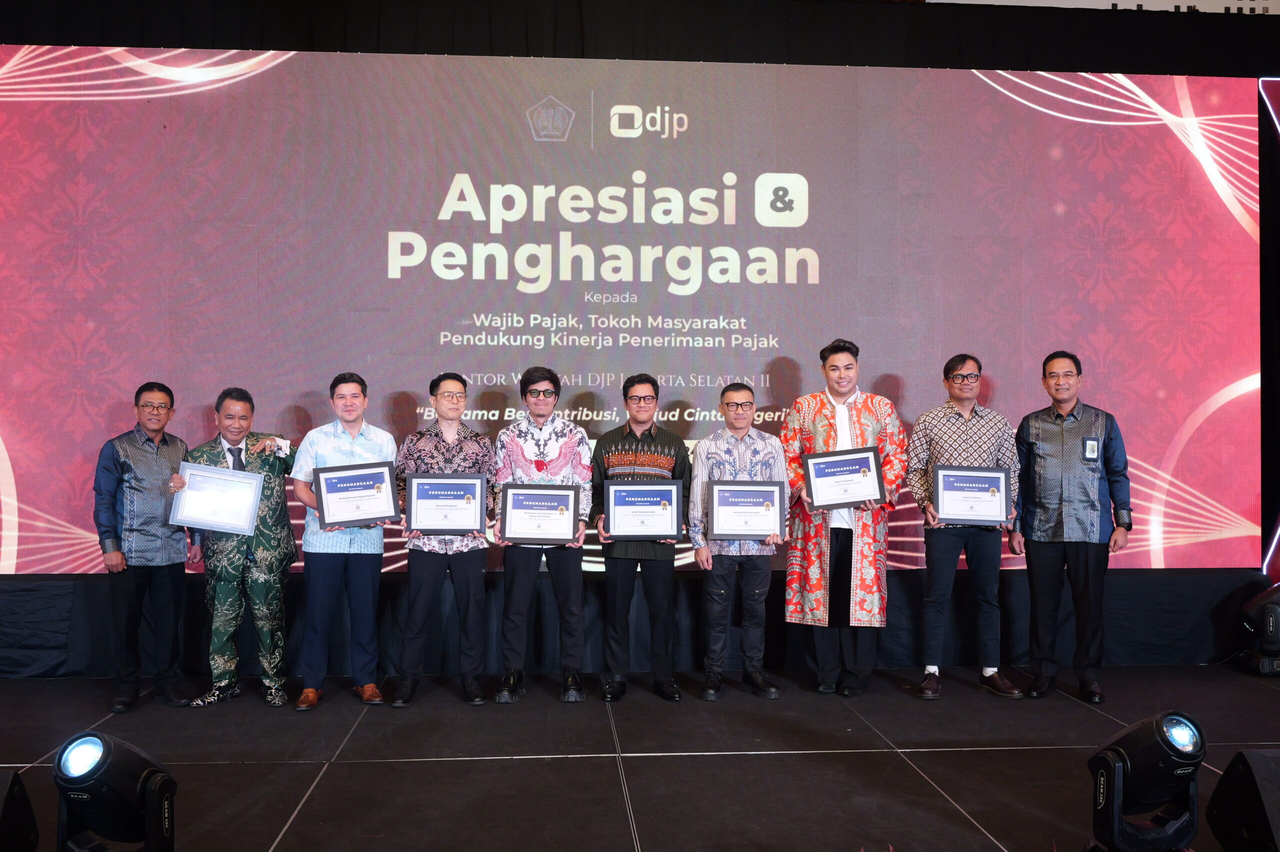 Kanwil DJP Jaksel II Beri Apresiasi Pembayar Pajak Terbesar 2023, Selebritas, Hingga “Media ...