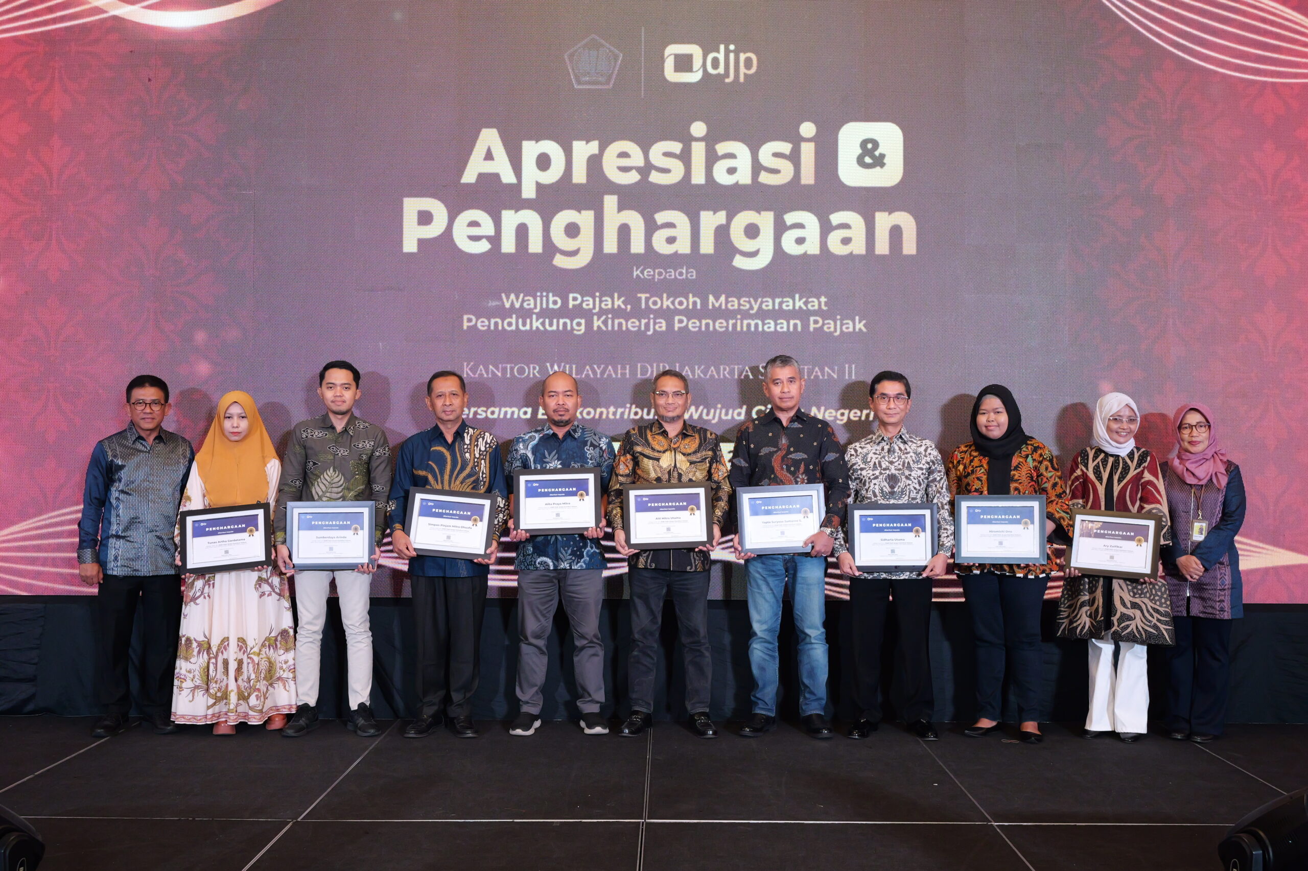 Kanwil DJP Jaksel II Beri Apresiasi Pembayar Pajak Terbesar 2023, Selebritas, Hingga “Media ...