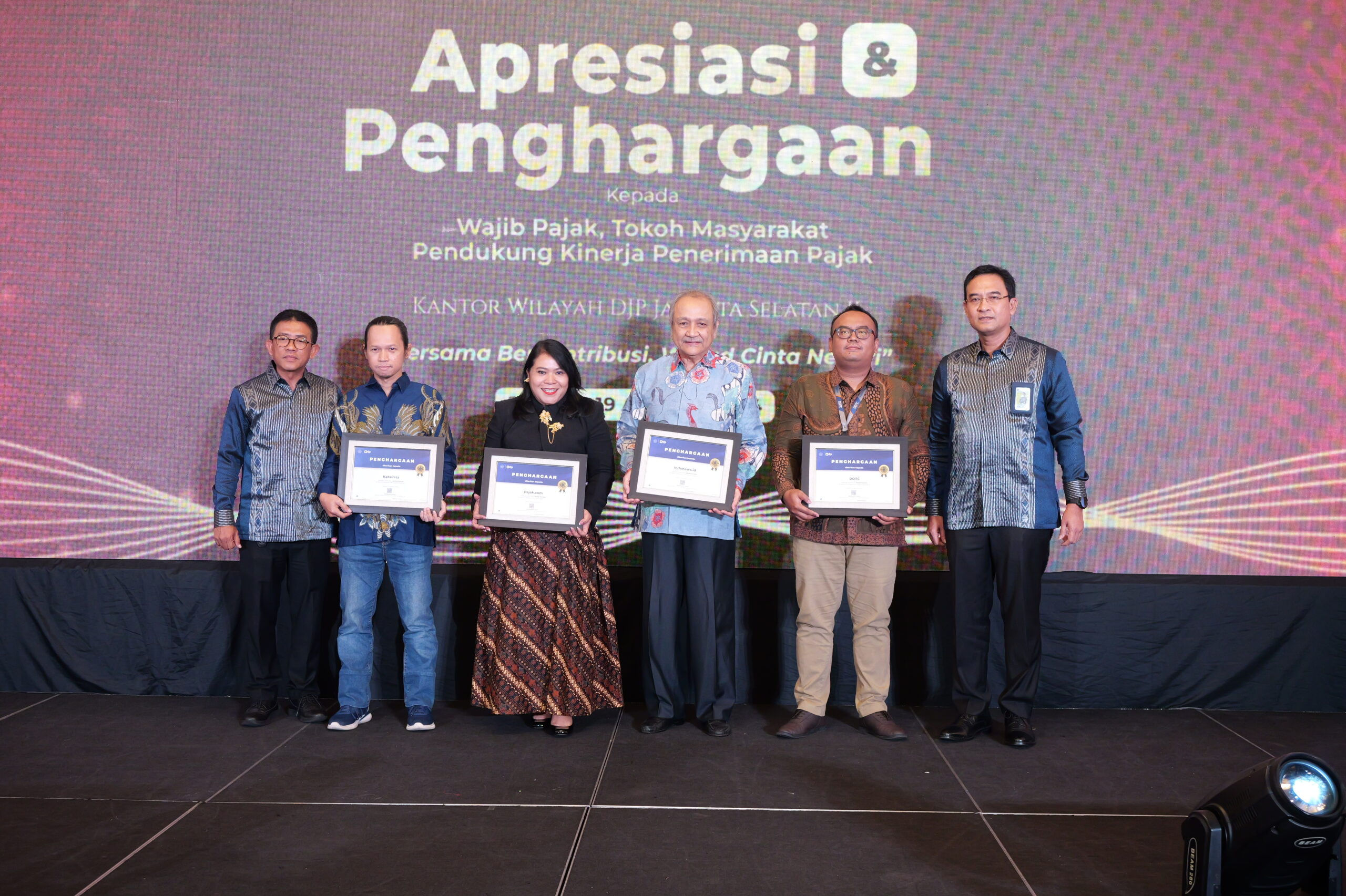 Kanwil DJP Jaksel II Beri Apresiasi Pembayar Pajak Terbesar 2023, Selebritas, Hingga “Media ...