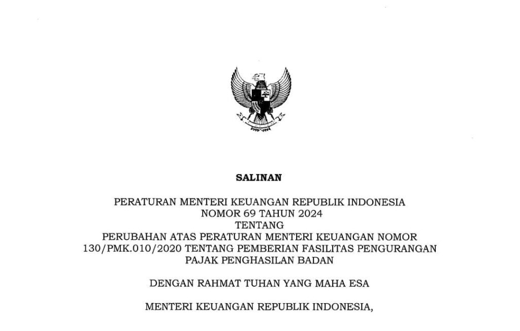 PMK 69/2024 Terbit! Perusahaan dengan Kriteria Ini Bisa Ajukan “Tax ...