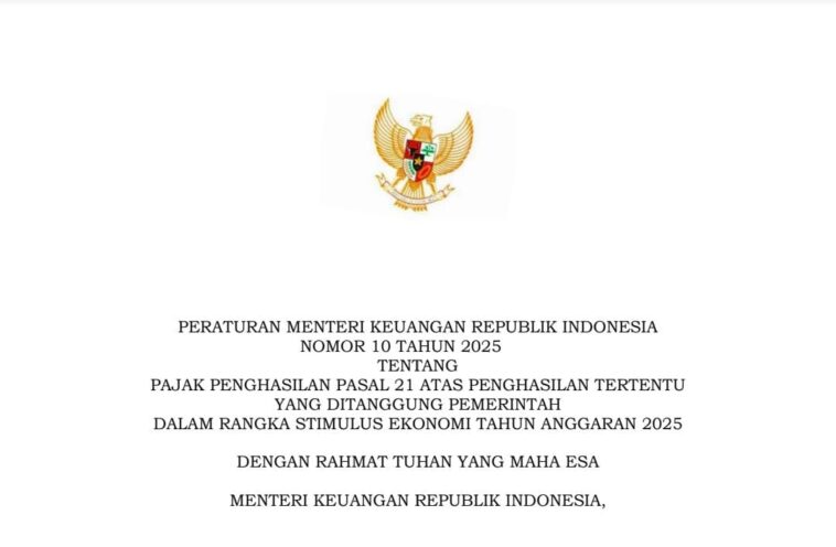 Aturan Baru! PMK 10/2025 Bebaskan Pajak untuk Karyawan Kriteria Ini - PAJAK.COM