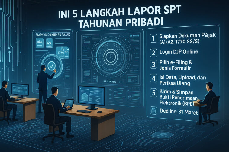 Mudah! Ini 5 Langkah Lapor SPT Tahunan Pribadi - PAJAK.COM
