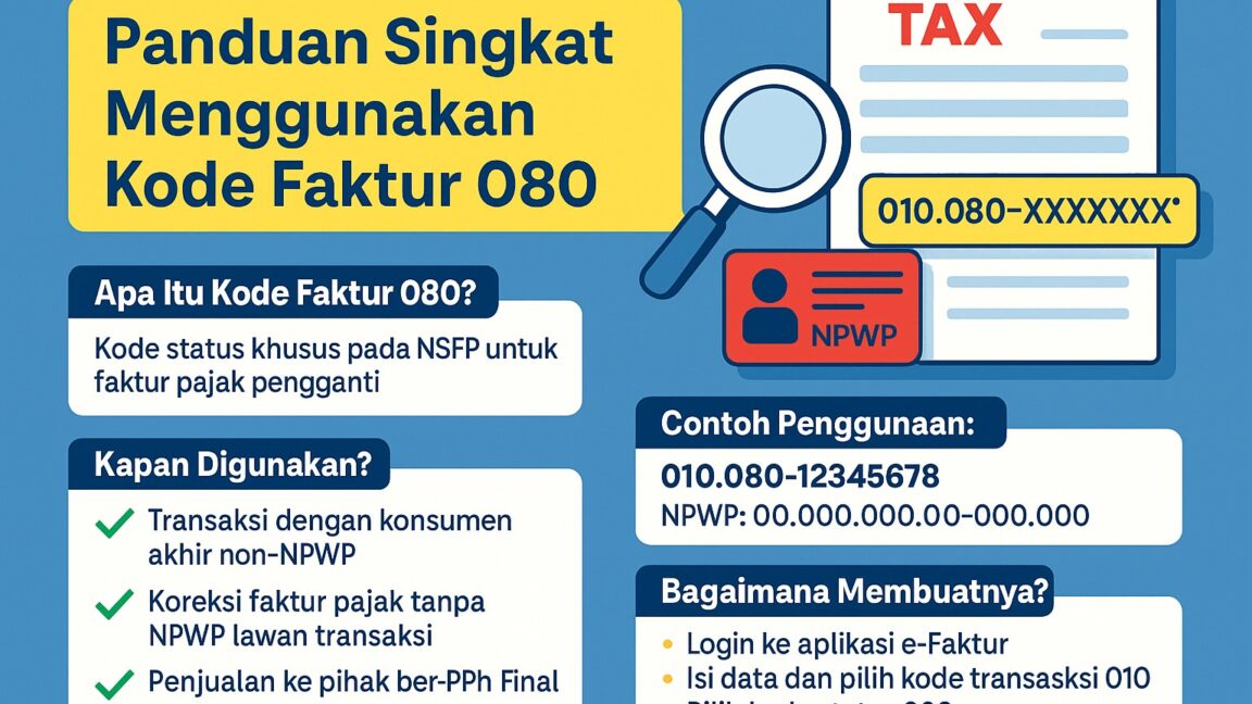Mekanisme Penggunaan Kode Faktur Pajak 030 - PAJAK.COM