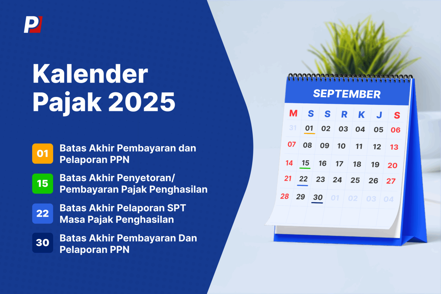 Wajib Tahu! Ini Kalender Pajak September 2025 yang Harus Diperhatikan ...
